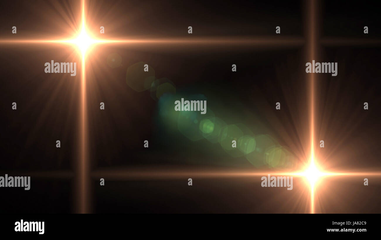 beautiful lens flare effect is simple to add on background Stock Photo ...