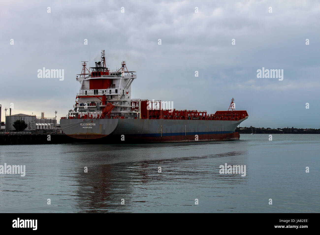 Cargo Ship Alexandra at Wynyard Wharf Stock Photo - Alamy