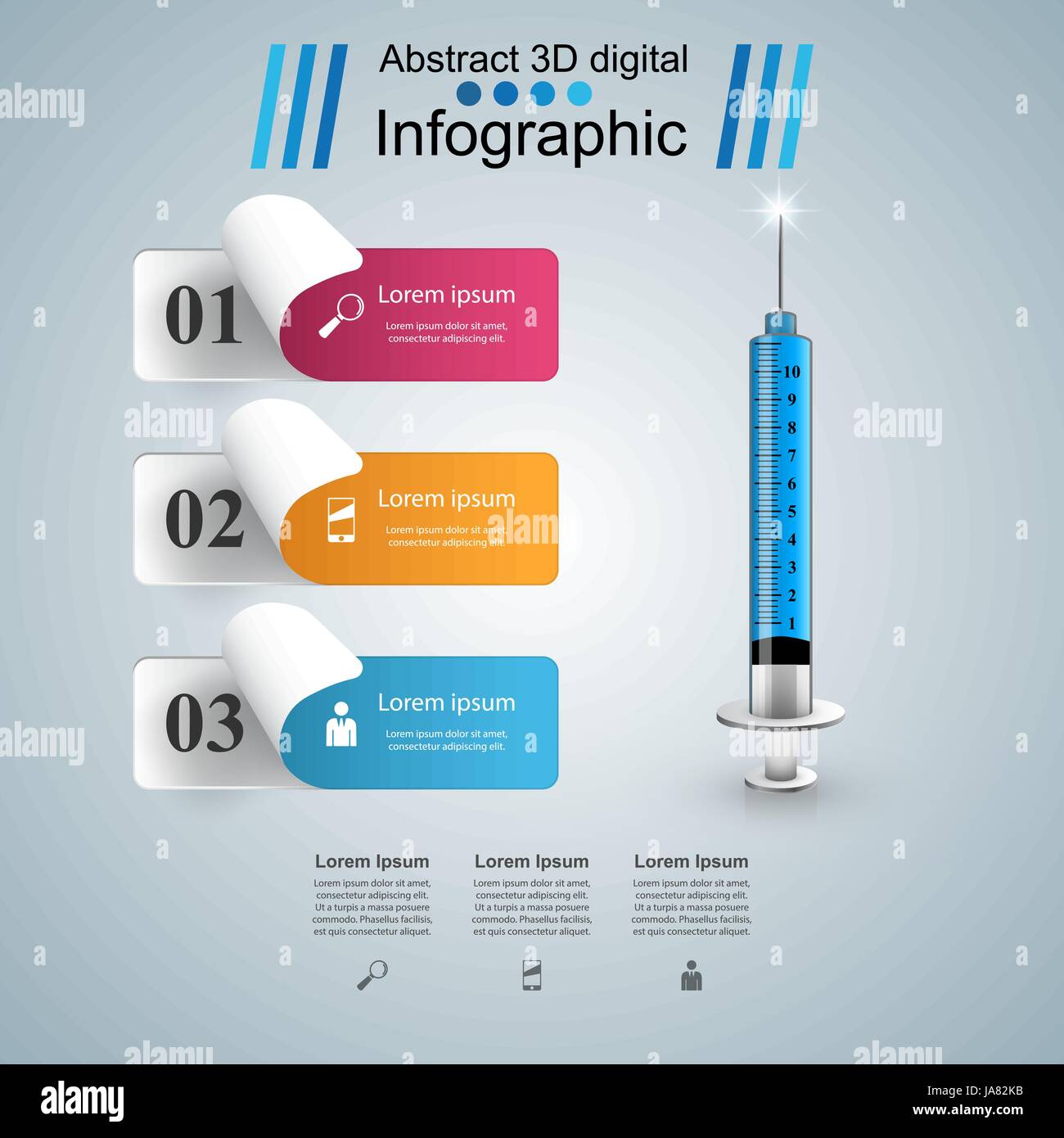 Health icon. 3D Medical infographic Stock Vector Image & Art - Alamy