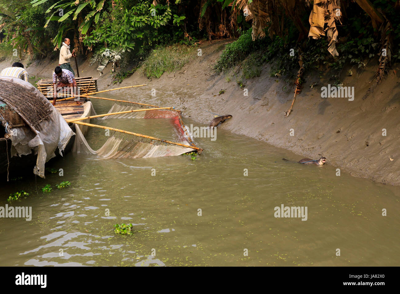 Traditional otter fishing hi-res stock photography and images - Alamy
