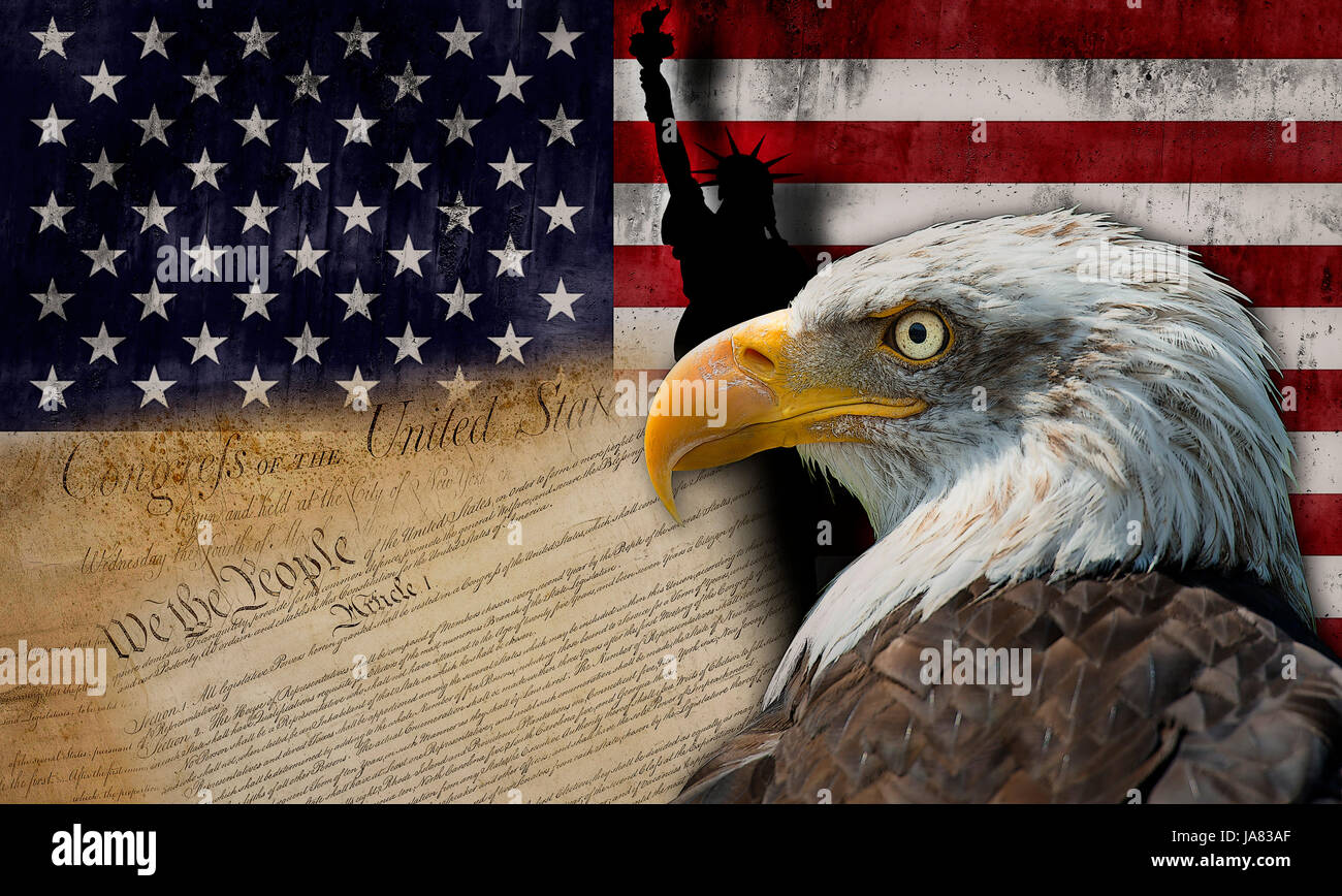 social, political, american, bird, statue, animals, usa, vintage ...
