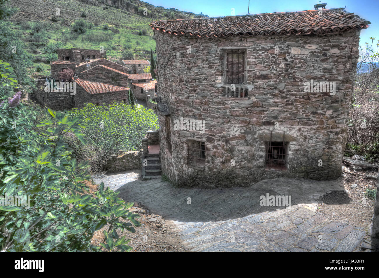 house, building, colour, residence, color, firmament, sky, street, road ...