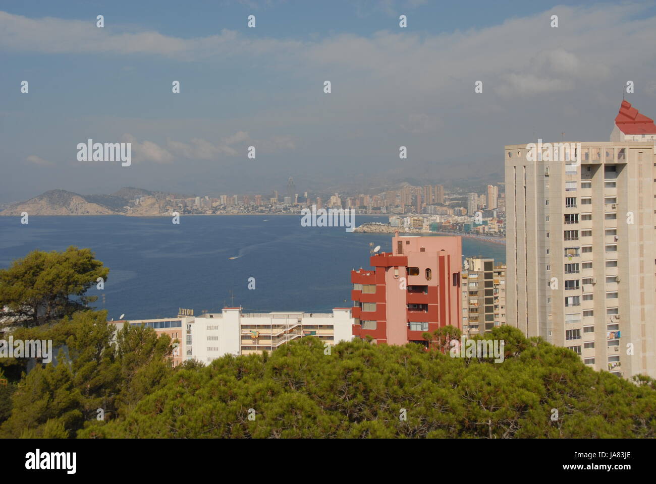 spain, coast, skyline, hispanic, spanish, blue, humans, human beings ...