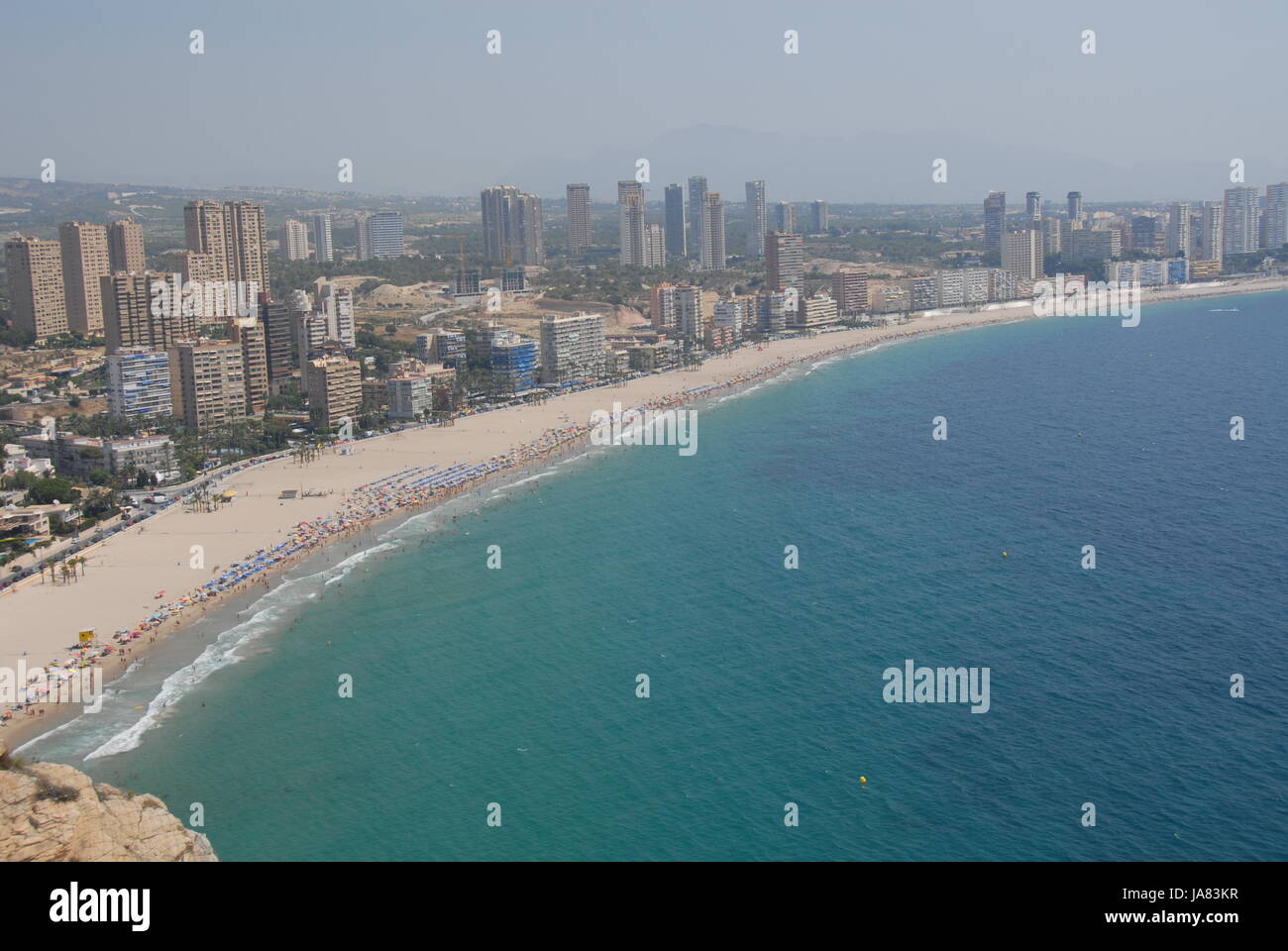 spain, coast, skyline, hispanic, spanish, blue, humans, human beings ...