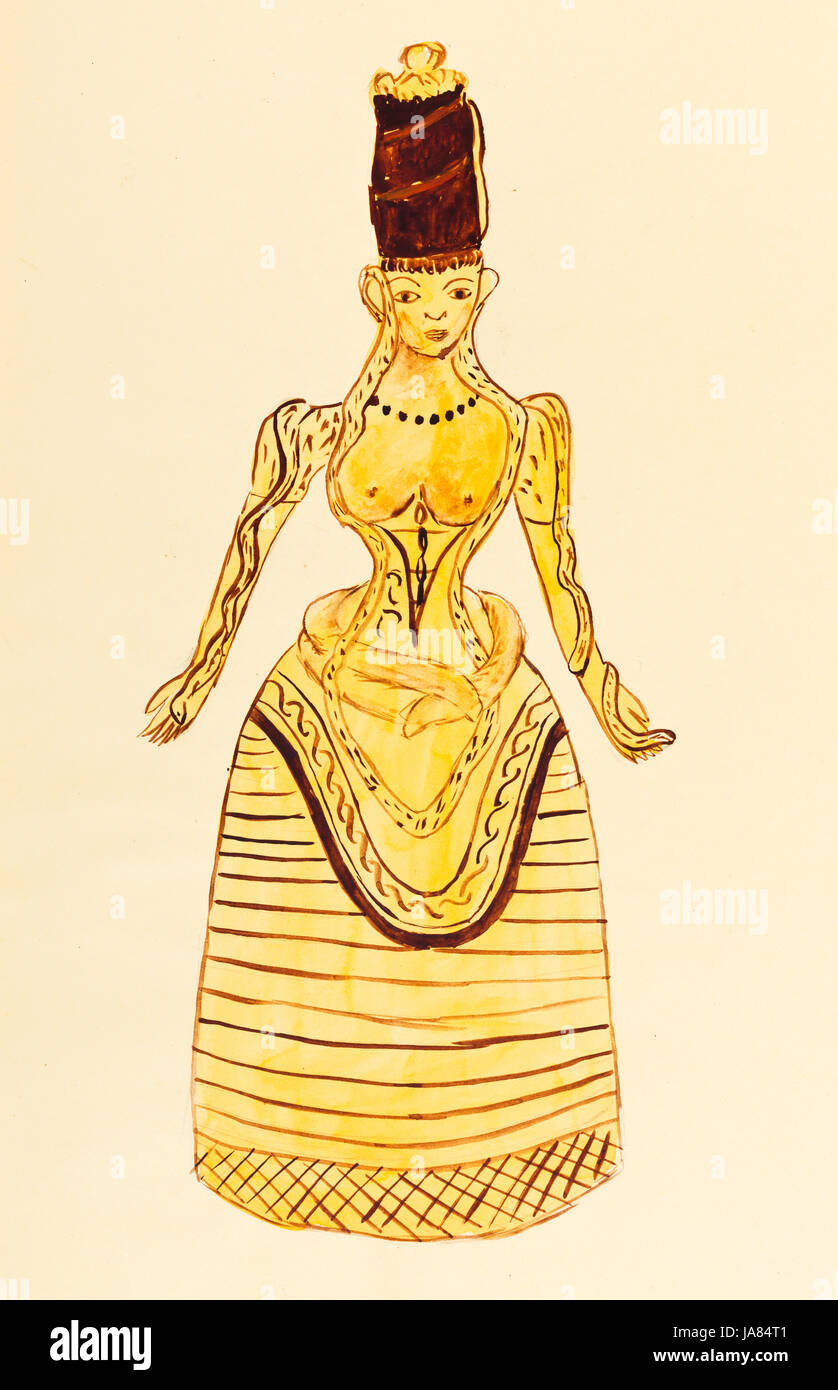 woman, historical, art, culture, fashion, lady, antique, painting Stock ...