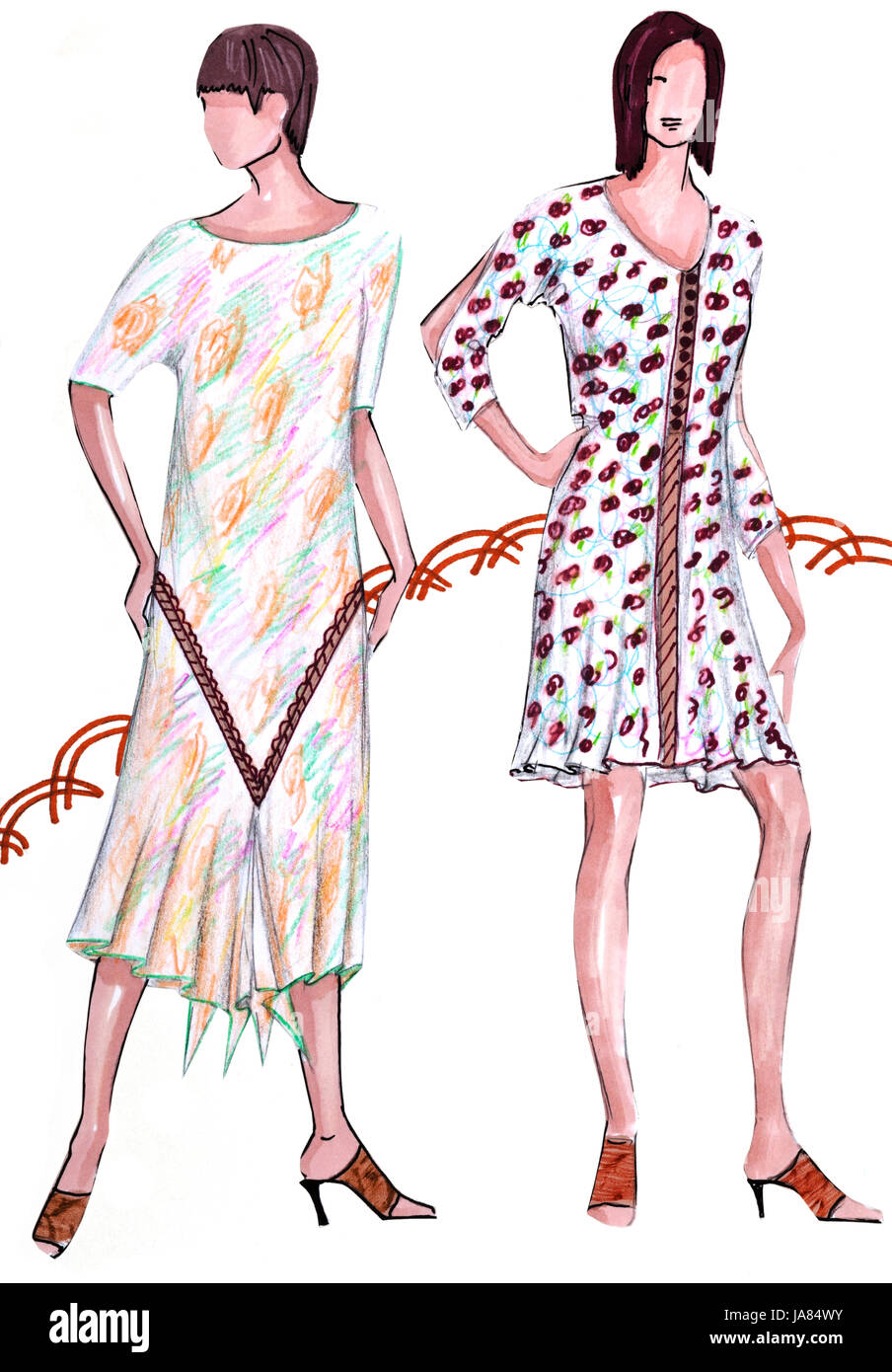 woman, education, fashion, model, design, project, concept, plan, draft ...