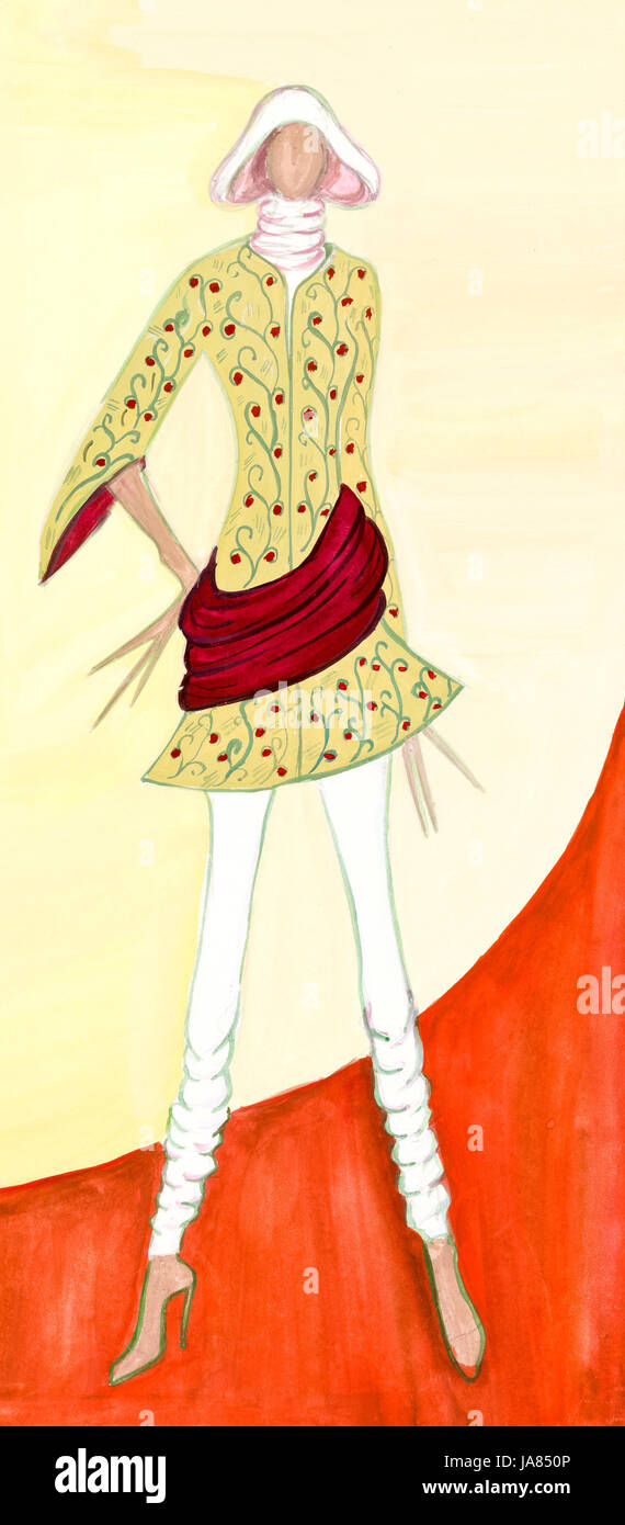 woman, education, fashion, model, design, project, concept, plan, draft ...