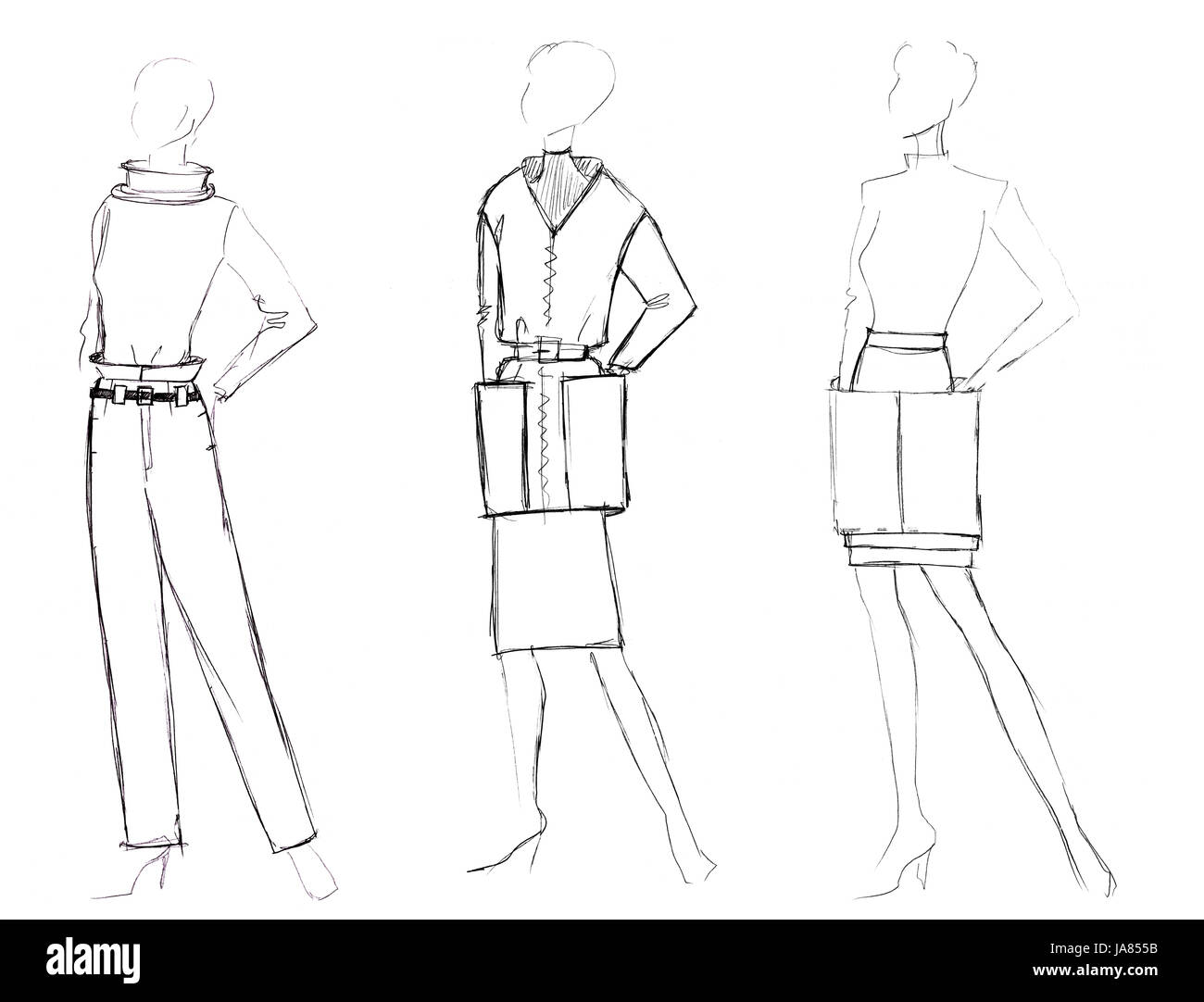 woman, education, fashion, model, design, project, concept, plan, draft ...