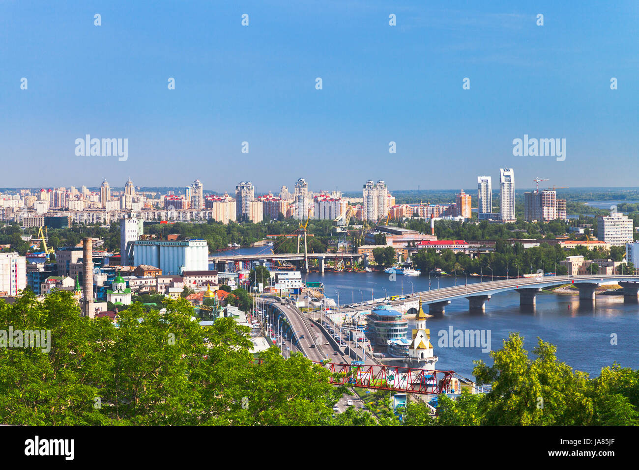 blue, house, building, tower, city, town, tree, horizon, modern ...