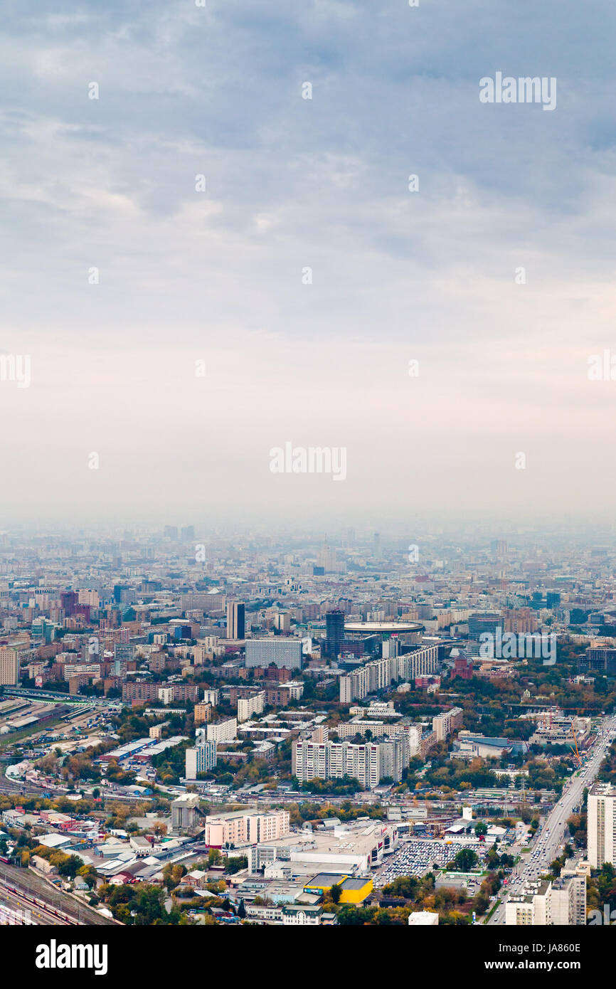 blue, house, building, city, town, horizon, modern, modernity, cloud ...