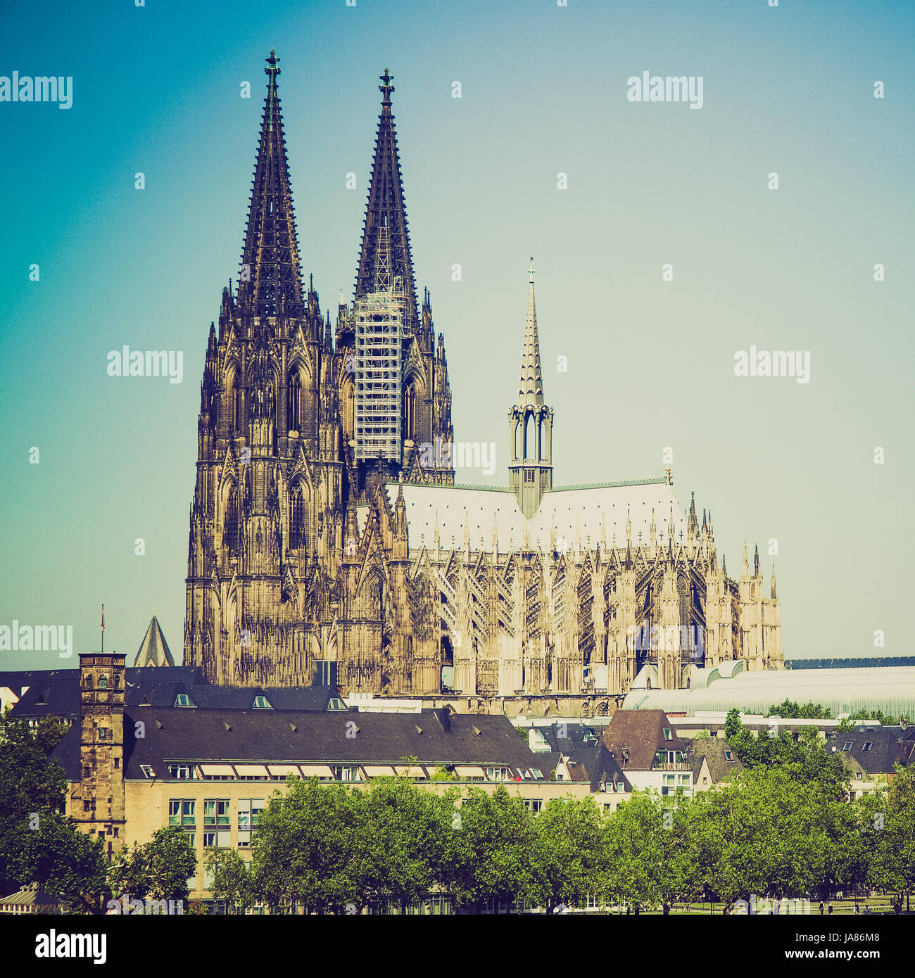 church, cologne, cathedral, style of construction, architecture ...
