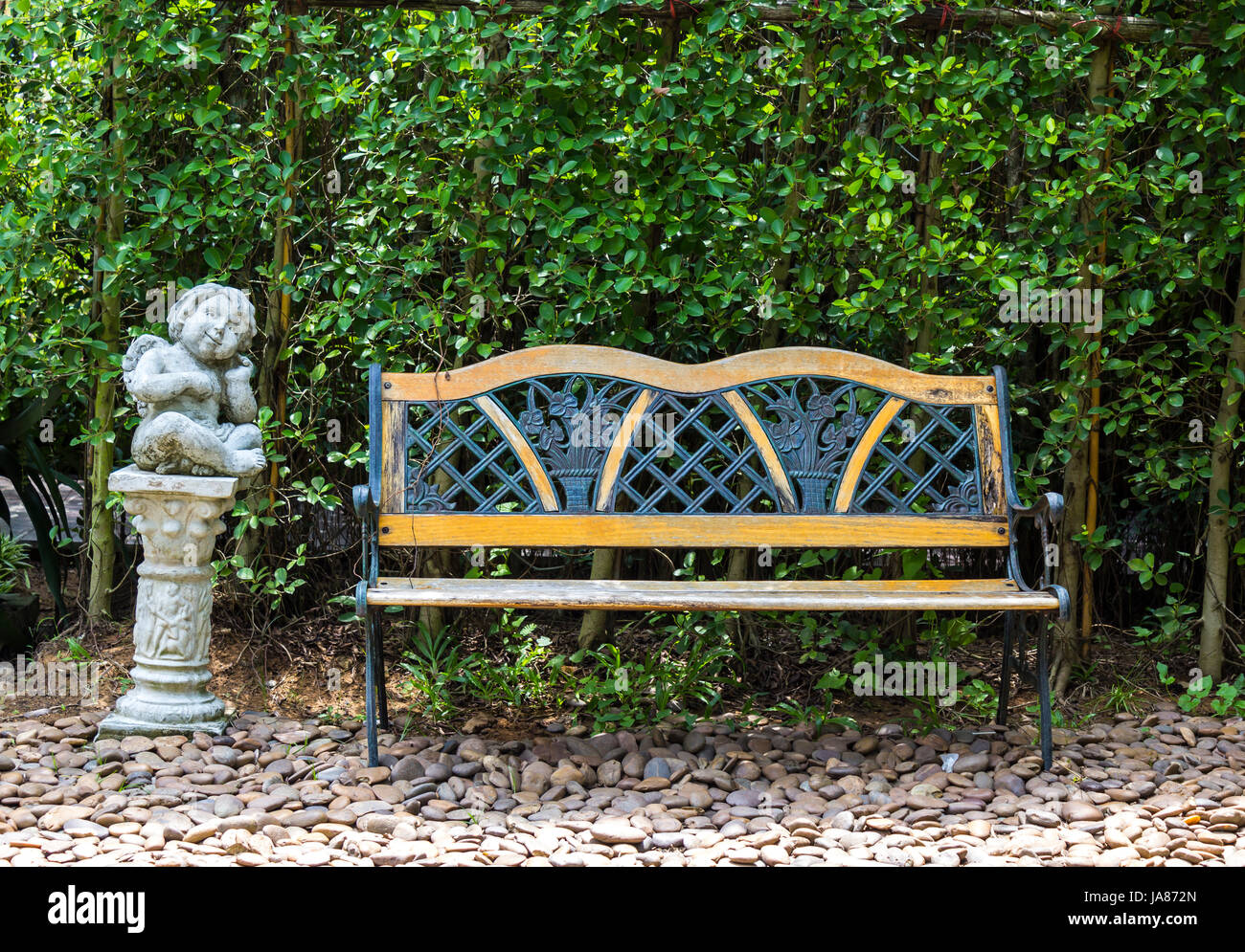 armchair, park, garden, seat, landscape, scenery, countryside, nature ...