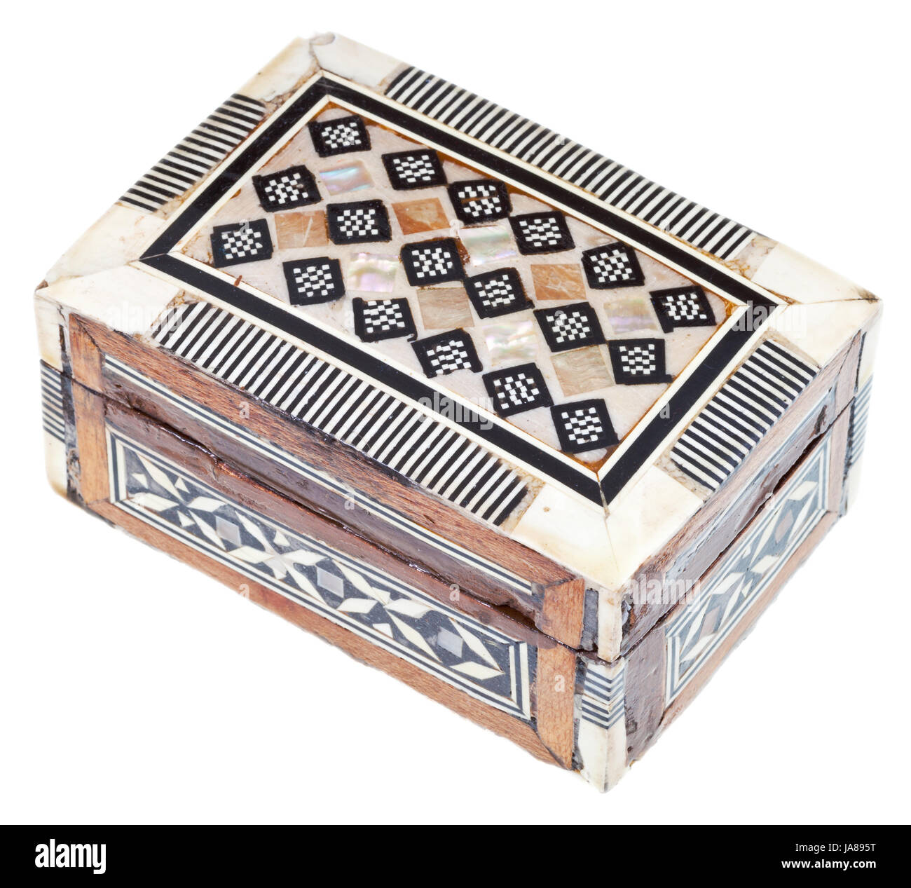 isolated, vintage, small, tiny, little, short, nacre, chest, box, boxes ...