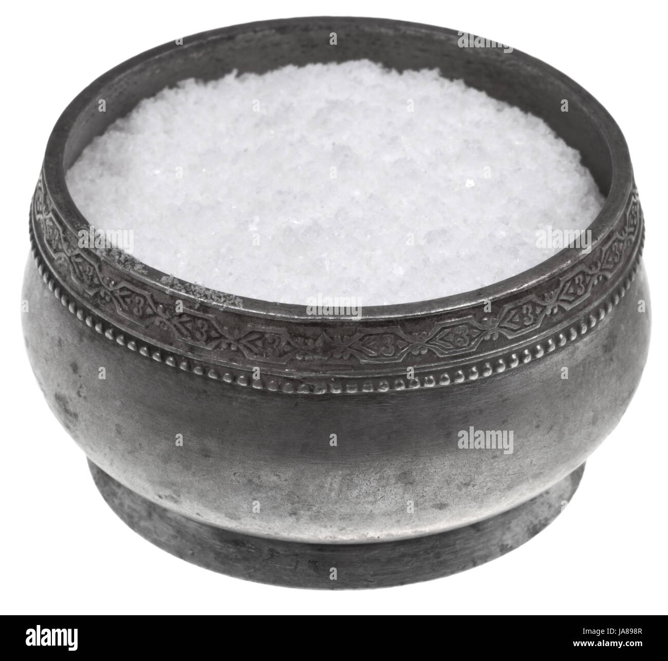 salt, isolated, silver, vintage, ornament, metal, crystal, food, dish ...
