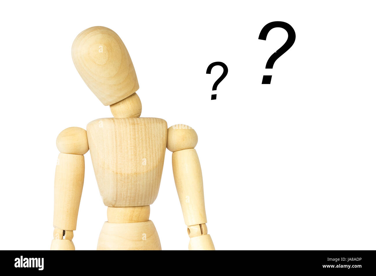 Dummy question mark doubt hi-res stock photography and images - Alamy