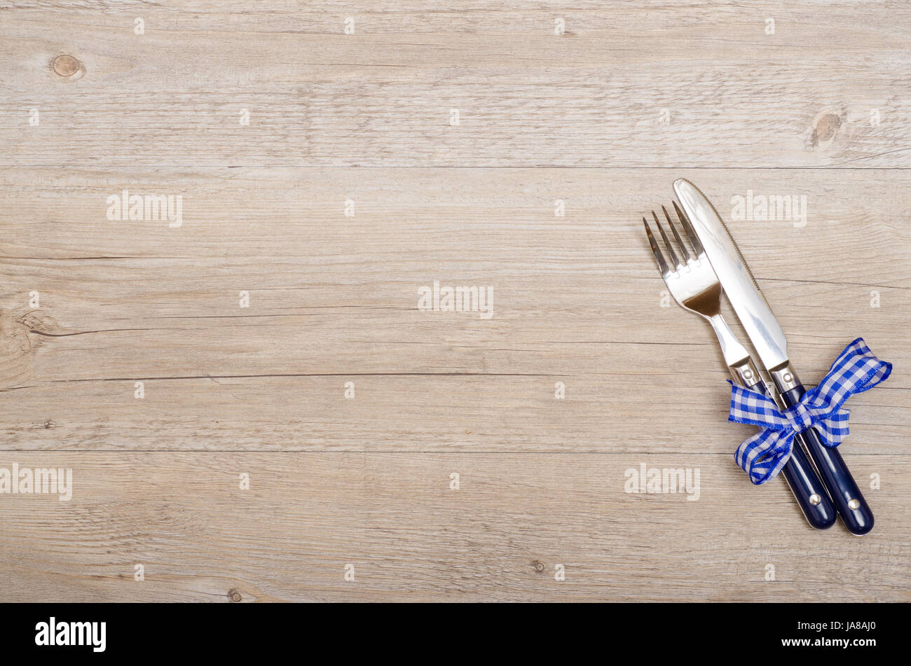 blue, wood, fork, rustical, rustic, table, arm, weapon, knive, knife ...
