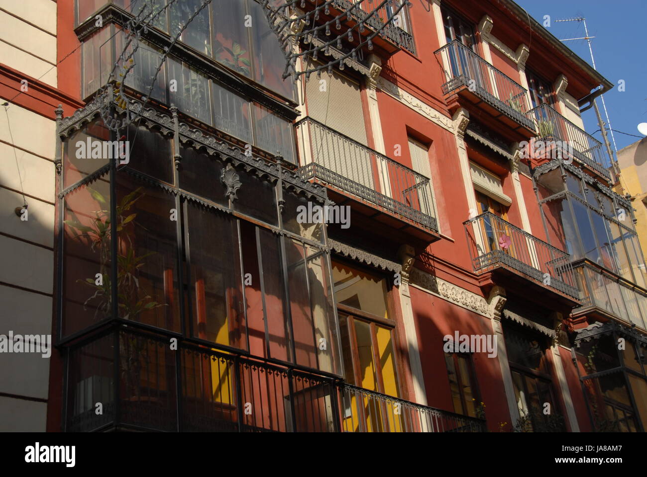 houses, spain, storefronts, houses, spain, balcony, storefronts ...