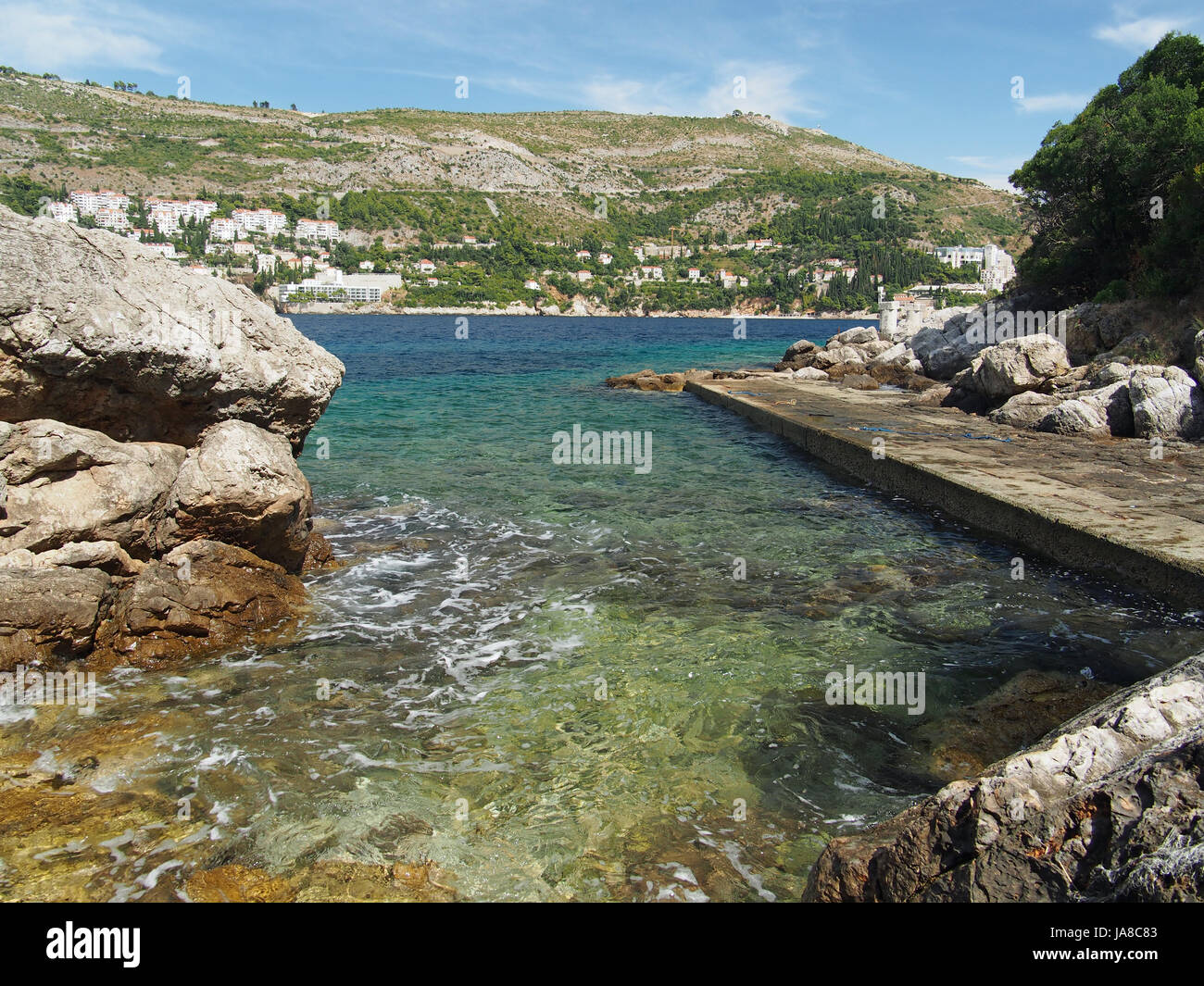 stone, dock, embankment, dam, island, quay, salt water, sea, ocean ...