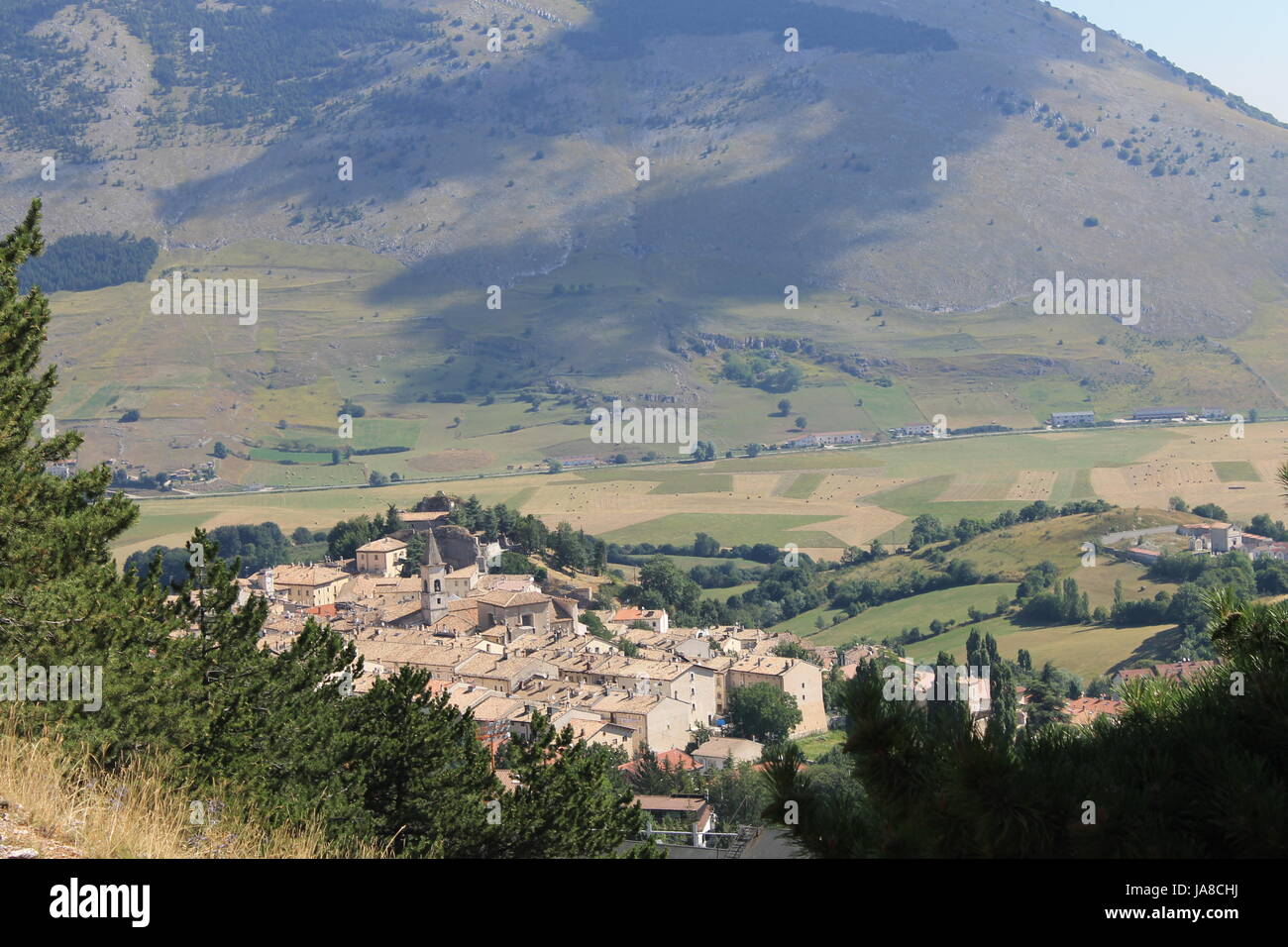 houses, church, sight, view, outlook, perspective, vista, panorama ...