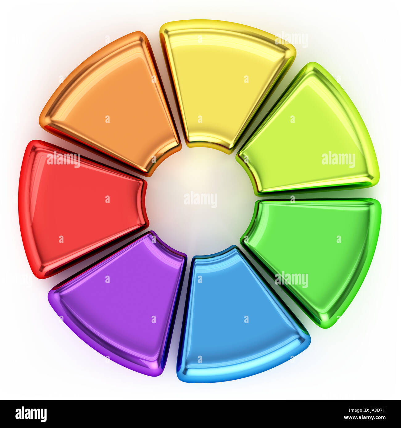 ring, chart, cake, pie, cakes, seven, colored, graph, multicolor ...