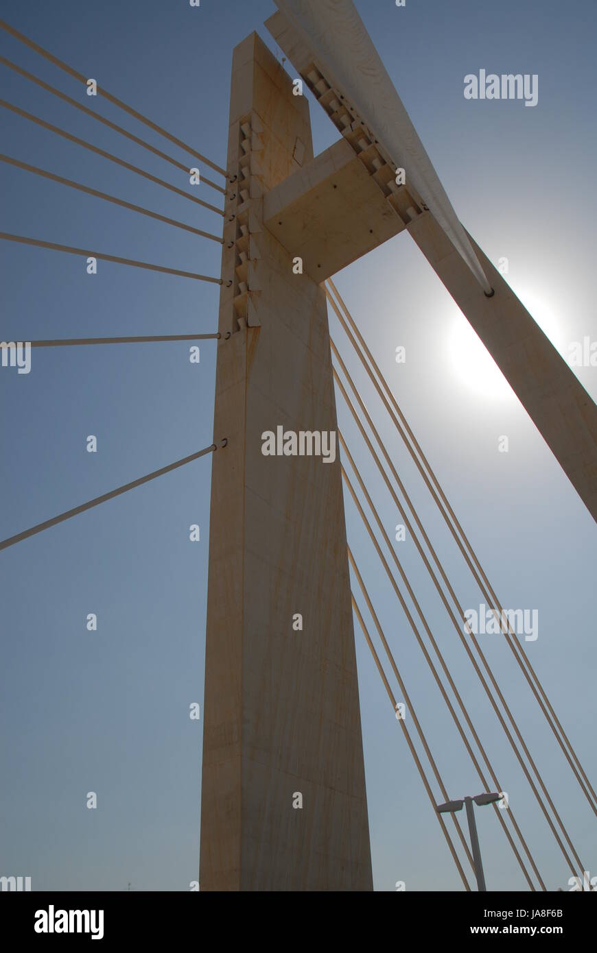 spain - cable-stayed bridge Stock Photo - Alamy