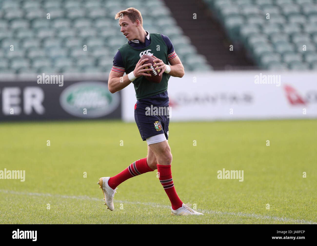 British & Irish Lions Liam Williams during the training session at the ...