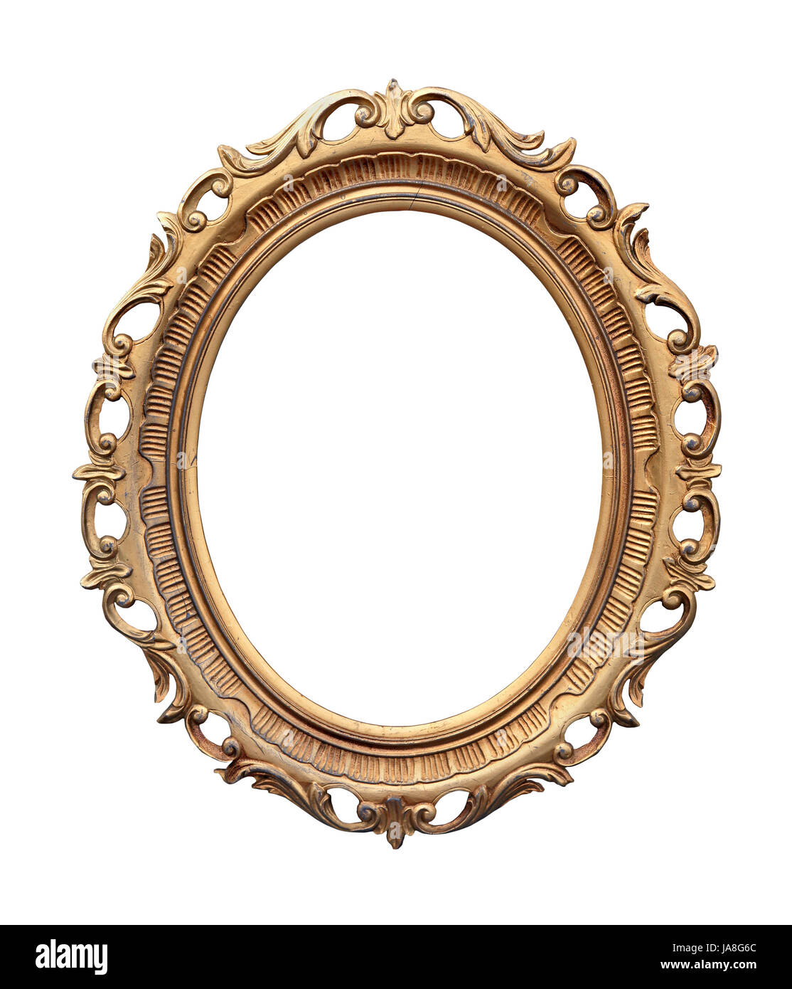 art, isolated, vintage, golden, retro, carved, aged, oval, cutout ...