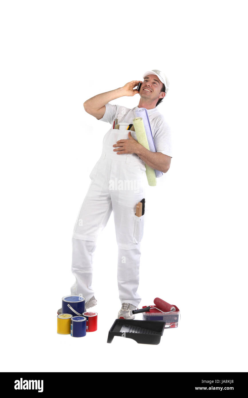 Male painter decorator Stock Photo - Alamy