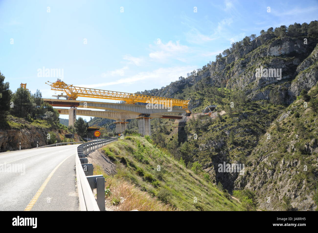 bridge, spain, bridge, spain, freivorbauverfahren, betonbrcke, alicante ...