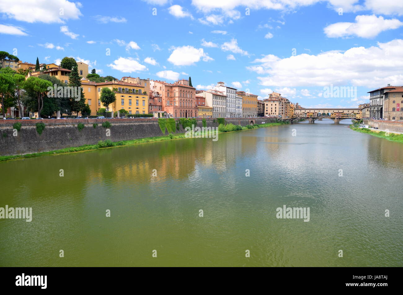 bridge, tuscany, picturesque, florence, italy, river, water, travel ...