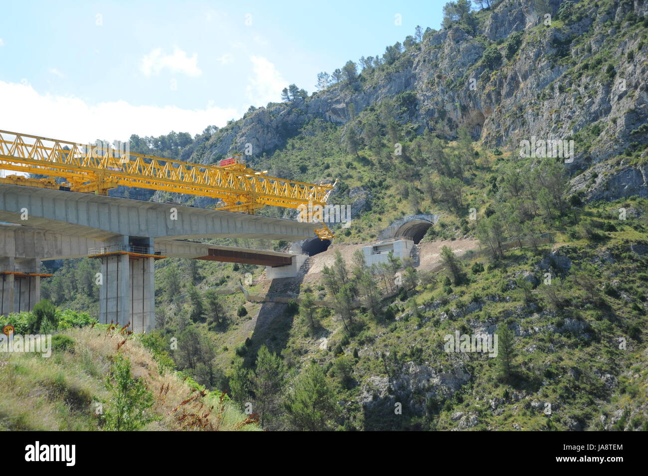 bridge, spain, bridge, spain, freivorbauverfahren, betonbrcke, alicante ...