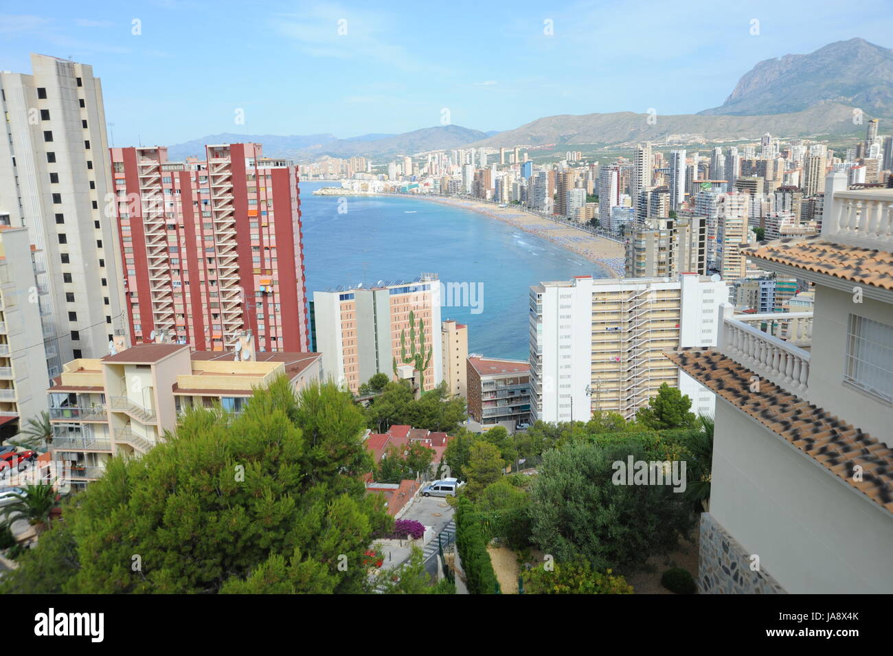 spain, coast, skyline, shore line, hispanic, spanish, blue, humans ...