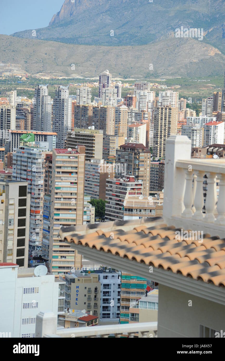 spain, coast, skyline, shore line, hispanic, spanish, blue, humans ...