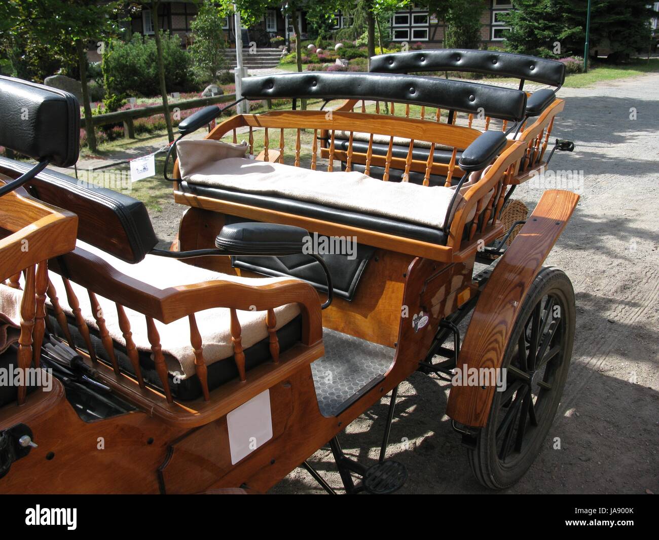 wheeler in the lneburg heath Stock Photo - Alamy