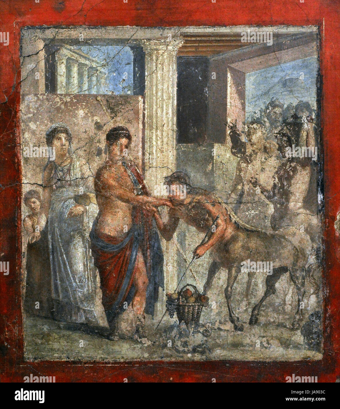 Fresco pompeii kiss hi-res stock photography and images - Alamy