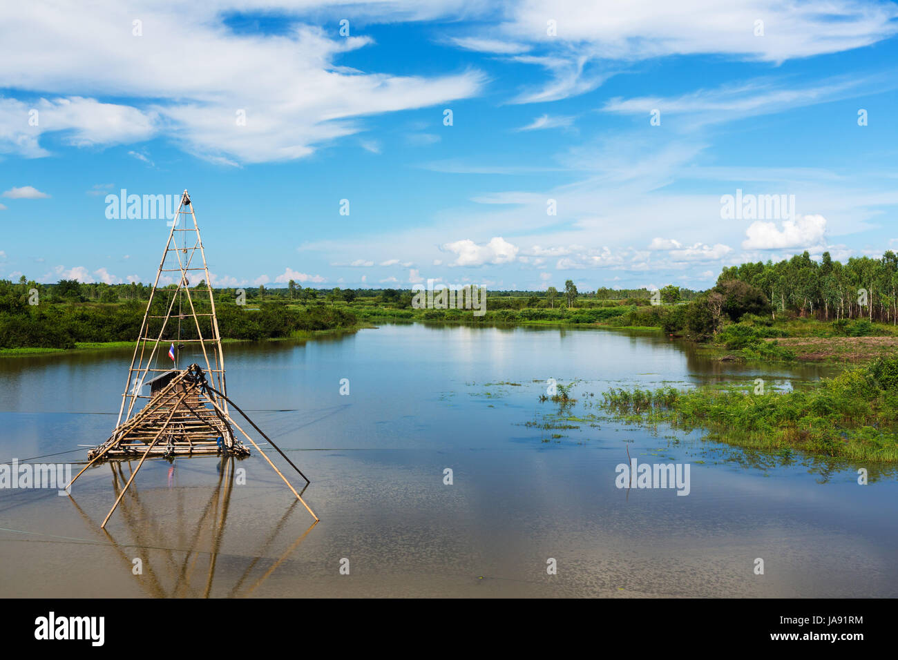 asia, fishing boat, scenery, countryside, nature, river, water, asia ...