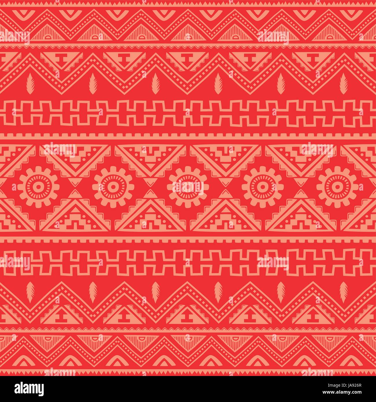 Cool Pink Native American Ethnic Pattern Theme Vector Art Stock Vector Image And Art Alamy 