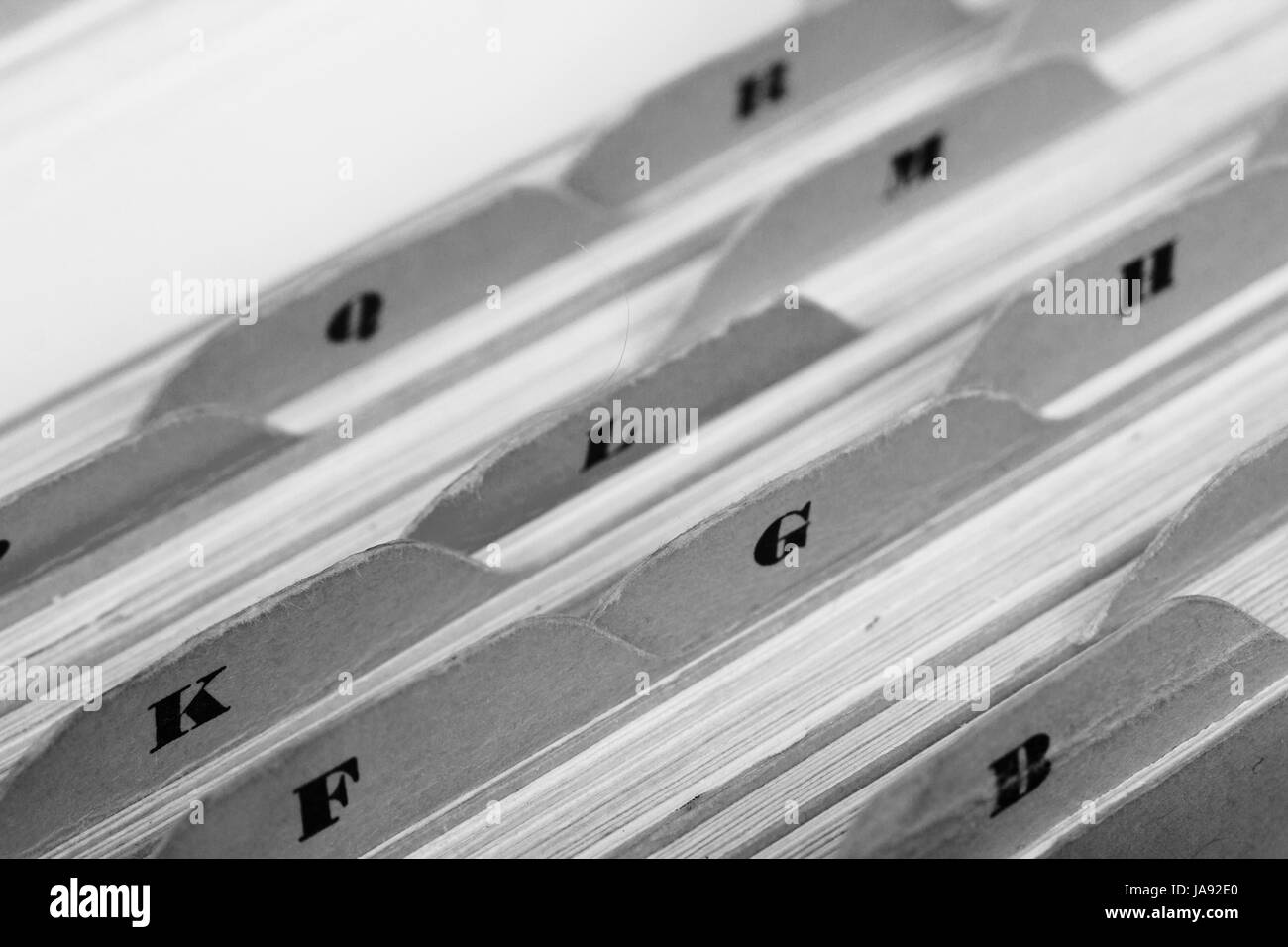 Index cards Black and White Stock Photos & Images - Alamy
