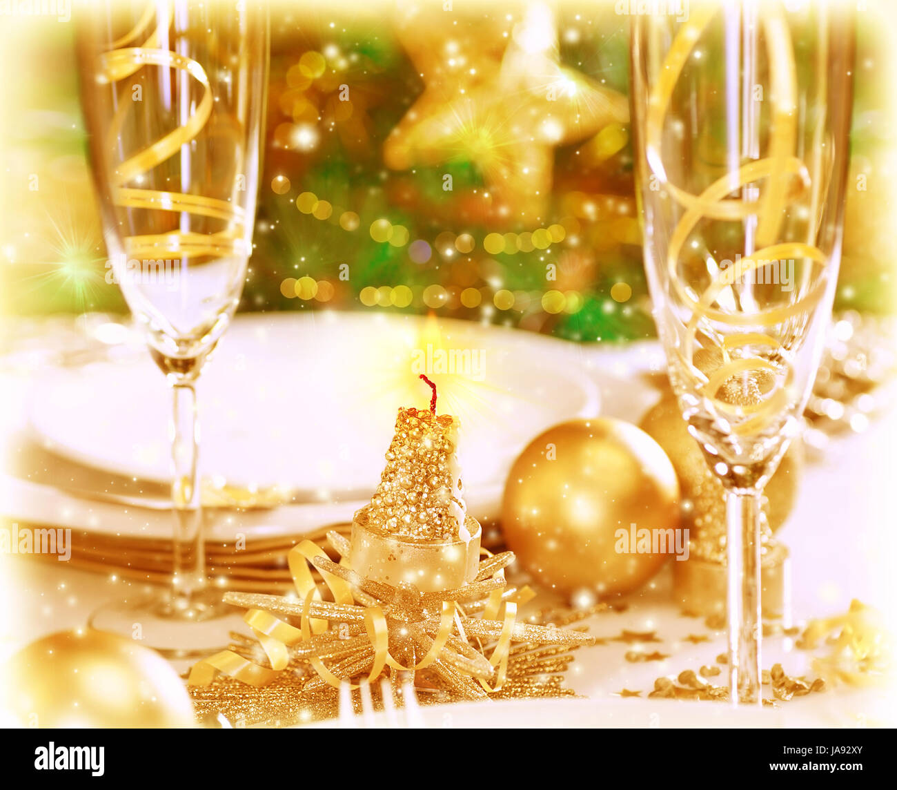 restaurant, glass, chalice, tumbler, fir, decorated, champagne, food ...
