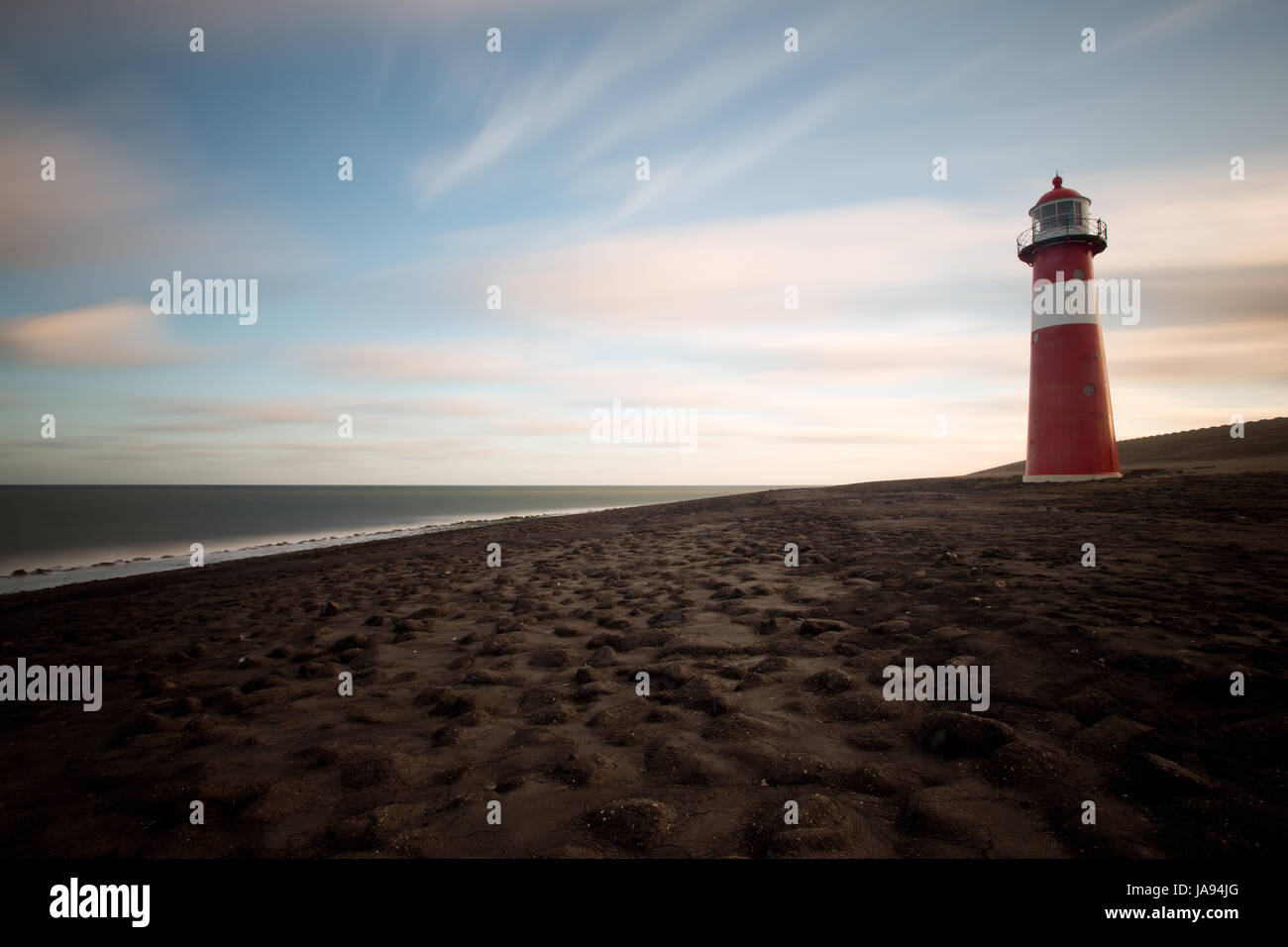 sign, signal, tower, navigation, netherlands, coast, style of ...