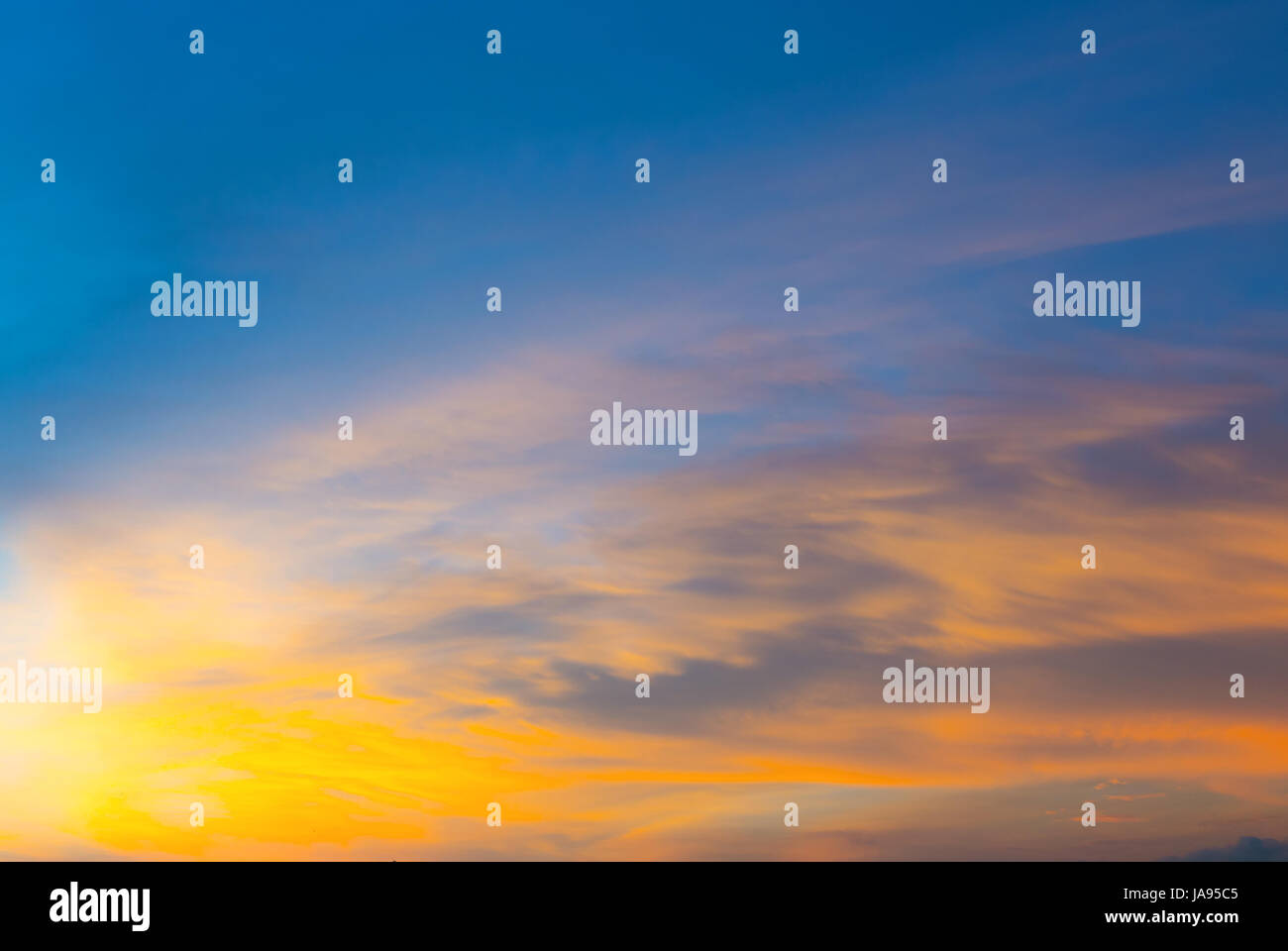 blue, colour, sunset, cloud, sunrise, evening, sunlight, ray, golden ...