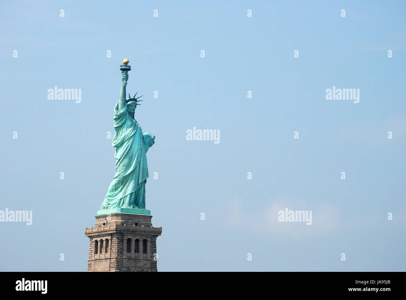 blue, symbolic, statue, usa, freedom, liberty, america, outside ...