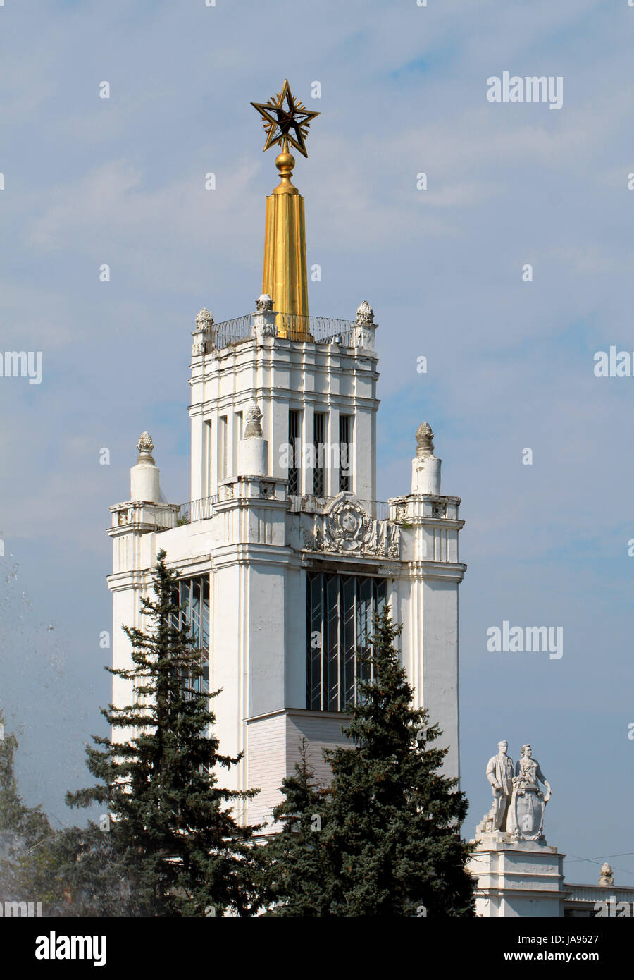 culture, columns, russia, pavilion, spruce, firmament, sky, star ...