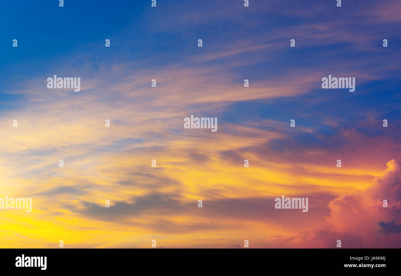 blue, colour, sunset, cloud, sunrise, evening, sunlight, ray, golden ...