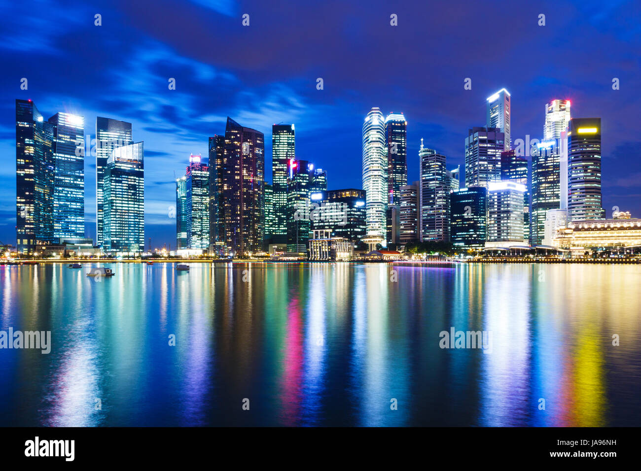 city, town, night, nighttime, office building, office block, block of ...