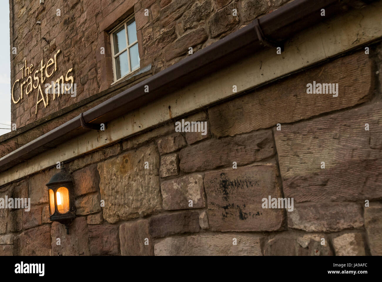 The Craster Arms, Beadnell Bay, Northumberland Stock Photo - Alamy