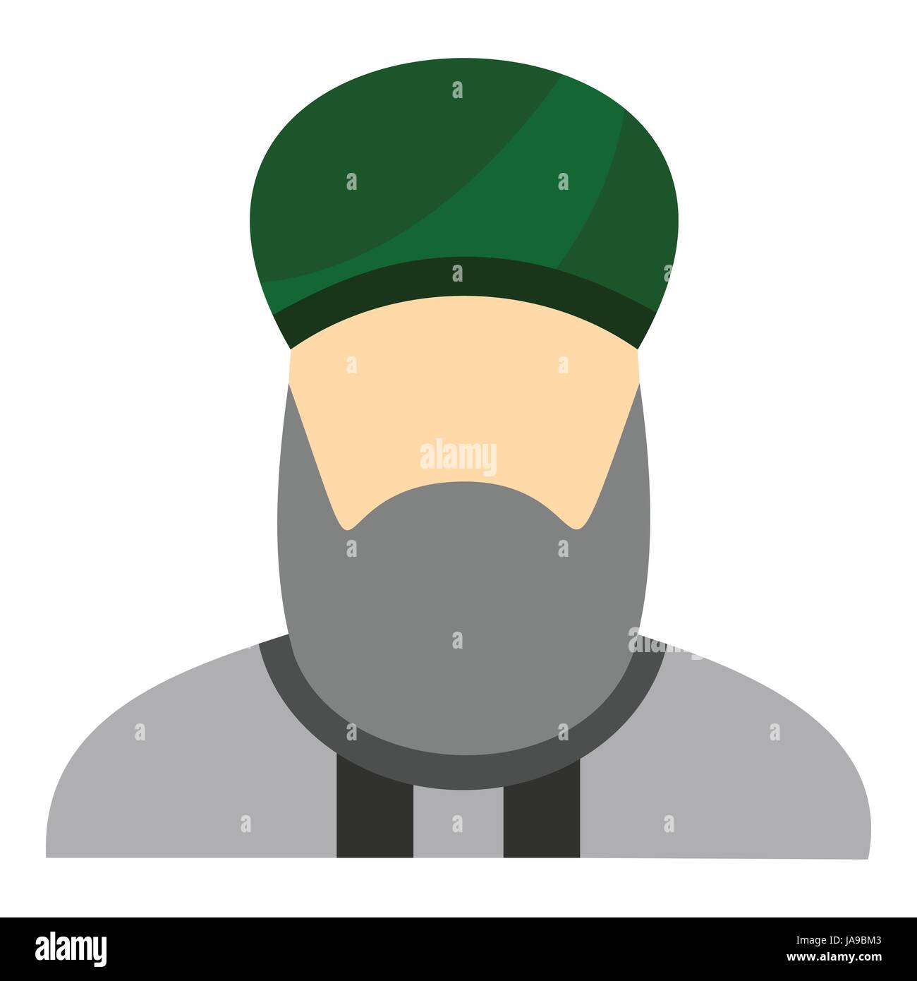 Islamic priest icon, flat style Stock Vector Image & Art - Alamy