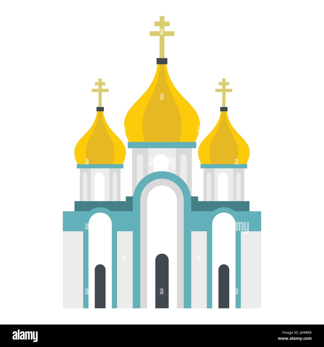 Orthodox church icon, flat style Stock Vector Image & Art - Alamy