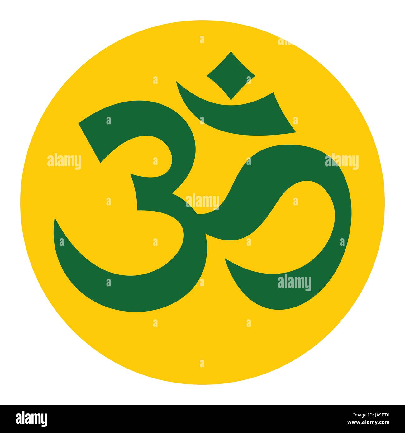 Om sign icon, flat style Stock Vector Image & Art - Alamy