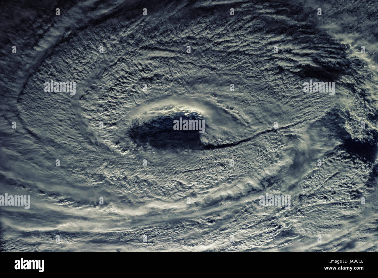 Typhoon over planet Earth - satellite photo. Elements of this image ...